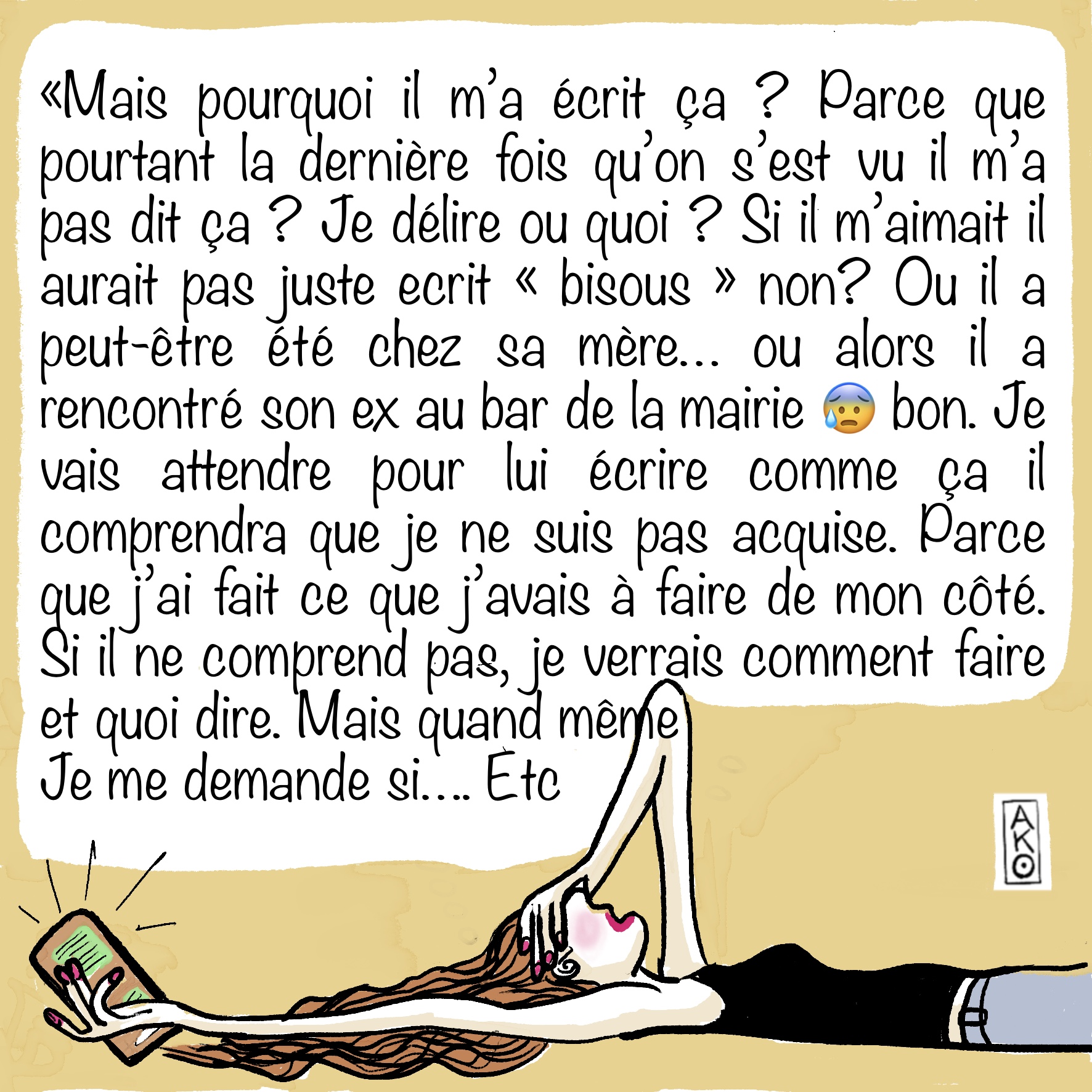 J’analyse et sur-analyse tout en amour • Agnès Love coach